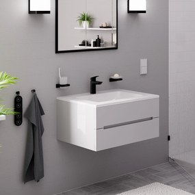 Hansgrohe Logis, páková umyvadlová baterie 100 CoolStart s odtokovou soupravou s táhlem, černá matná, HAN-71102670