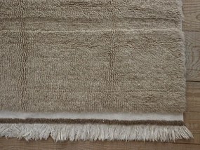 Lorena Canals, Vlněný koberec Steppe - Sheep Beige, 120x170, béžová, chodba / předsíň