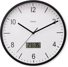 Hama Lanzarote / nástěnné hodiny / průměr 35 cm / řízený rádiovým sign