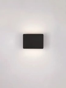 Minimalistické nastěnné svítidlo Oti Černá