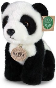 Plyšák rappa plyšová panda sedící 18 cm, eco-friendly