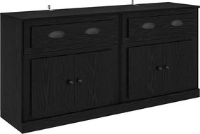 Konzole 2 ks Černý dub 70 x 35,5 x 67,5 cm Kompozitní dřevo 3402661