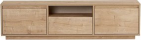 TV stolek v dekoru dubu v přírodní barvě 160x42x30 cm Sentinel – Kalune Design