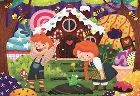 Ravensburger Puzzle: Kouzelný svět pohádek / 2x12 dílků / od 3 let