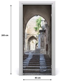 Fototapeta samolepící dveře Jerozolima Izrael 85x205 cm