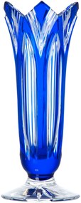 Váza Lotos II, barva modrá, výška 280 mm