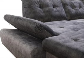 Sedací souprava DIOR U, šedá (AN 5077/5075)