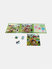 Sinsay - Magnetické puzzle s motivem farmy 40 kusů - vícebarevná