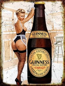 Plechová cedule Guinness Velikost: A4 (30 x 20 cm)