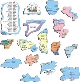 DINO Politická mapa světa / 107 dílků / od 4 let
