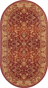 Oválný vlněný koberec Agnella Agnus Rejent Rubín Rozměr: 170x240 cm