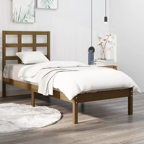 vidaXL Rám postele masivní dřevo 75 x 190 cm Small Single [3105430] Barva: Přírodní
