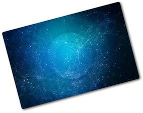Wallmuralia Kuchyňská deska skleněná Hvězdokupa vesmír 80x52 cm