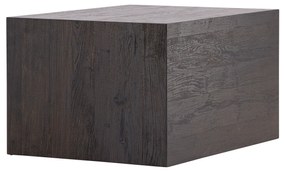 Konferenční stolek York, hnědý, 45x40X40
