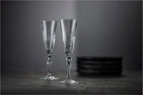 Křišťálové skleničky v sadě 4 ks na sekt 160 ml Melodia – Lyngby Glas