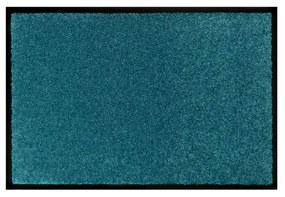 Modrá vnitřní čistící vstupní rohož FLOMA Glamour - 60 x 80 x 0,55 cm
