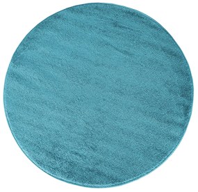Kulatý koberec jednobarevný Portofino modrý Rozměr: průměr 160 cm