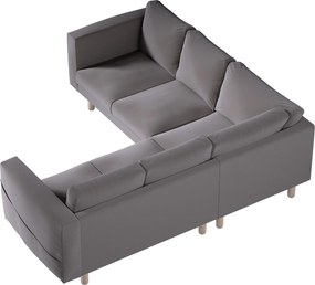 Potah na pohovku IKEA Norsborg rohová 4-místná barva hnědá látka sametová
