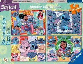 Ravensburger Disney: Stitch - 4x100 dílků / od 5 let