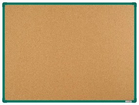 Korková nástěnka 120x90 (AL rám zelený)