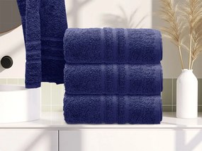 Ručník Comfort 50 x 100 cm tmavě modrý, 100% bavlna