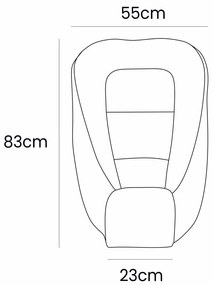 Slonovinové hnízdečko pro miminko 55x83 cm – Meowbaby