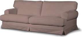 Potah na pohovku IKEA Ekeskog rozkládací barva růžová látka pletený vzor