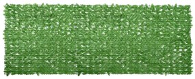 Balkónová zástěna se zelenými listy 400 x 150 cm 315504
