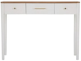 Designová konzole Gerlinde 107 cm bílá