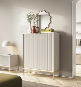 PCo Komoda NEMO K104, 104 cm Kašmír Dekor nohou: Černé