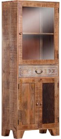 Massive home | Dřevěná knihovna Puno z masivního mangového dřeva - VÝPRODEJ MH60673/5