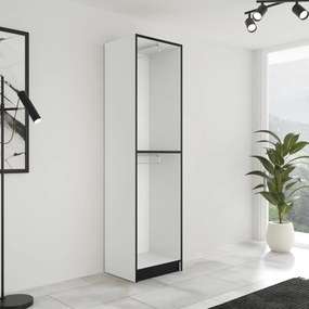 Szafa otwierana jednodrzwiowa Roj1D - 53,2x205x39 cm bílý