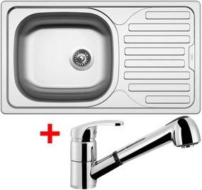 Set Sinks CLASSIC 760 5V matný + baterie LEGENDA S