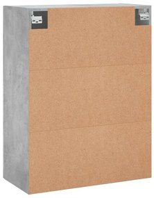 Nástěnná skříňka betonově šedá 69,5 x 34 x 90 cm
