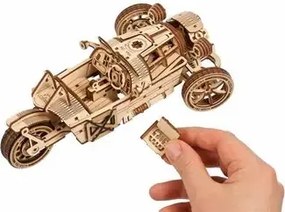 Ugears 3D dřevěné mechanické puzzle Tříkolka UGR-S / od 14 let / 457 d
