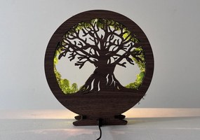Li-Go "Mech a strom" lampa 30x31cm provedení povrchu: dub