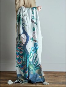Zelená deka 130x155 cm Peacock – Bloomingville