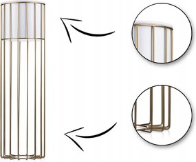 Stojan na květiny 70 cm kovový Loftový
