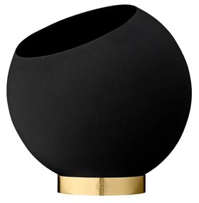 Květináč Globe Black 21 cm AYTM