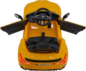 Ramiz Dětské elektrické auto BMW M4 Žluté