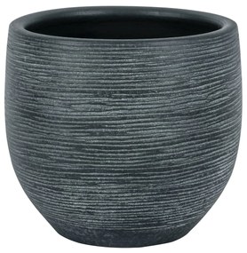 Le Havre Black - Round Ø 16 cm / V 14 cm