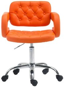 Kancelářská židle Michaela oranžová