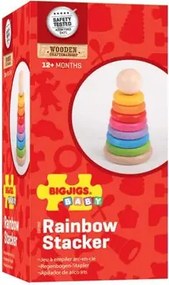 Bigjigs Baby Duhový panáček / od 12 měsíců