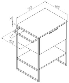 A-Interiéry Držák na ručníky Kubik DR 40 - KUBIK-DR-40