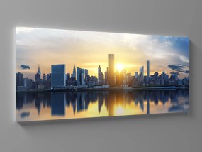 Liox XXL Obraz výhled na Manhattan Rozměr: 300 x 150 cm