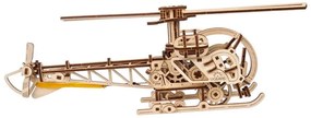 Ugears 3D Dřevěné mechanické puzzle MINI Helicopter
