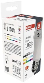 Emos lighting Chytrá LED žárovka GoSmart A60 / E27 / 11 W (75 W) / 1 050 lm / RGB / stmívatelná / WiFi 1520503501