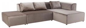 Sedací souprava Infinity Velvet Taupe pravá strana 70 × 306 × 182 cm KARE DESIGN