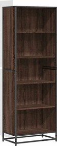 Knihovna hnědý dub 60 x 35 x 170,5 cm kompozitní dřevo 3300854