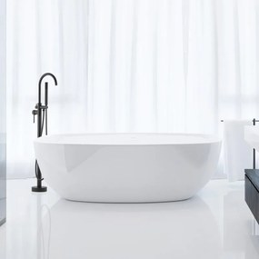 Erga Monte, volně stojící vanová baterie h-1130, černá matná, ERG-YKA-BP.MONTE-BLK
